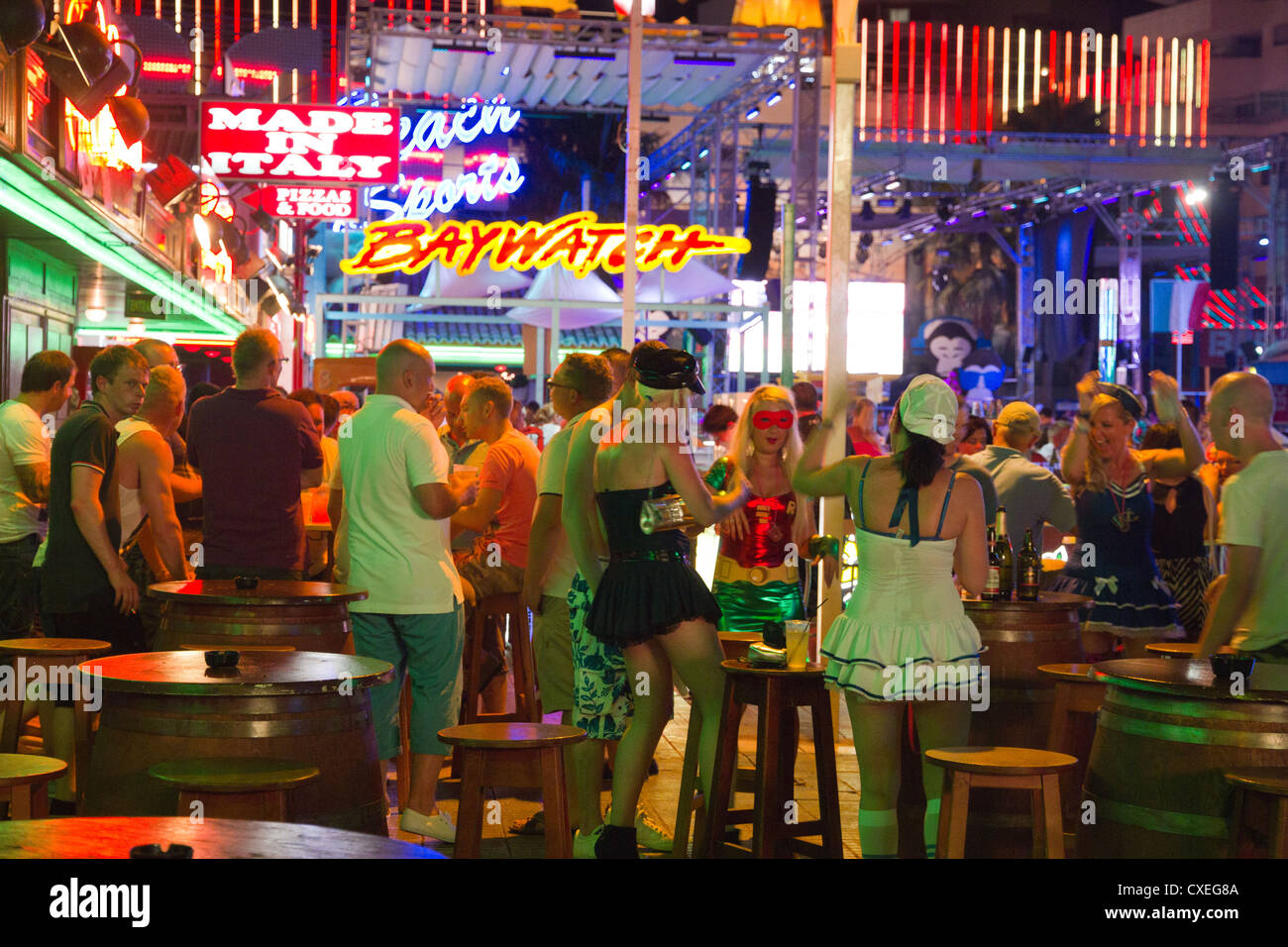 Magaluf nightlife hi-res stock photography and images - Alamy