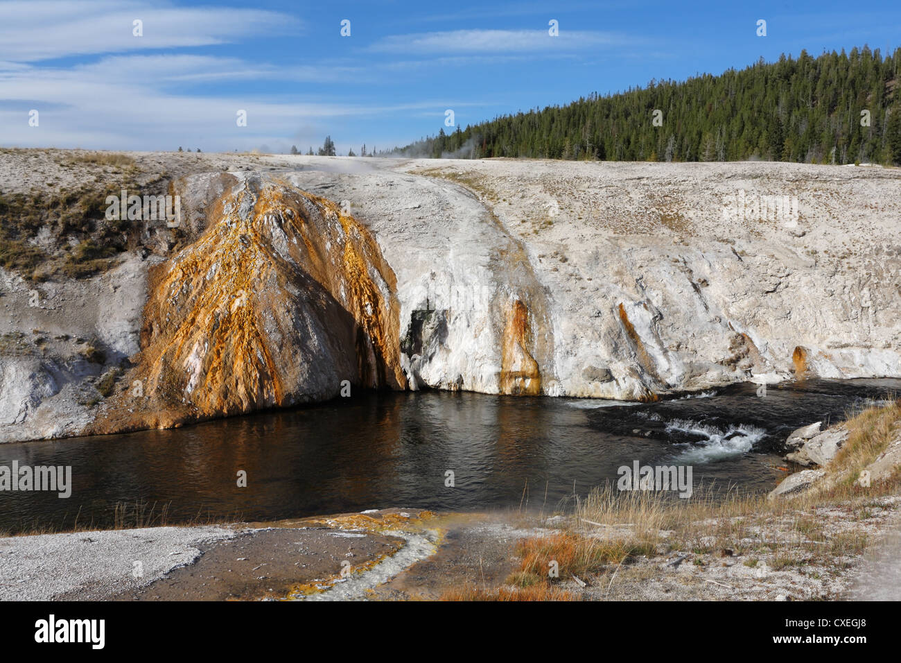 Hot springs and streams Stock Photo - Alamy