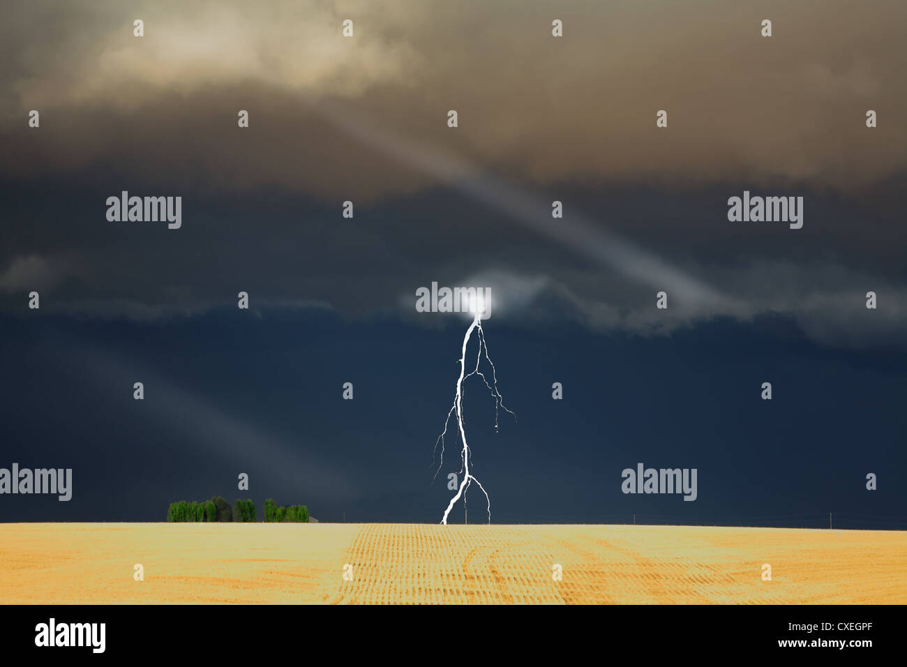 Thunder storm hi-res stock photography and images - Alamy
