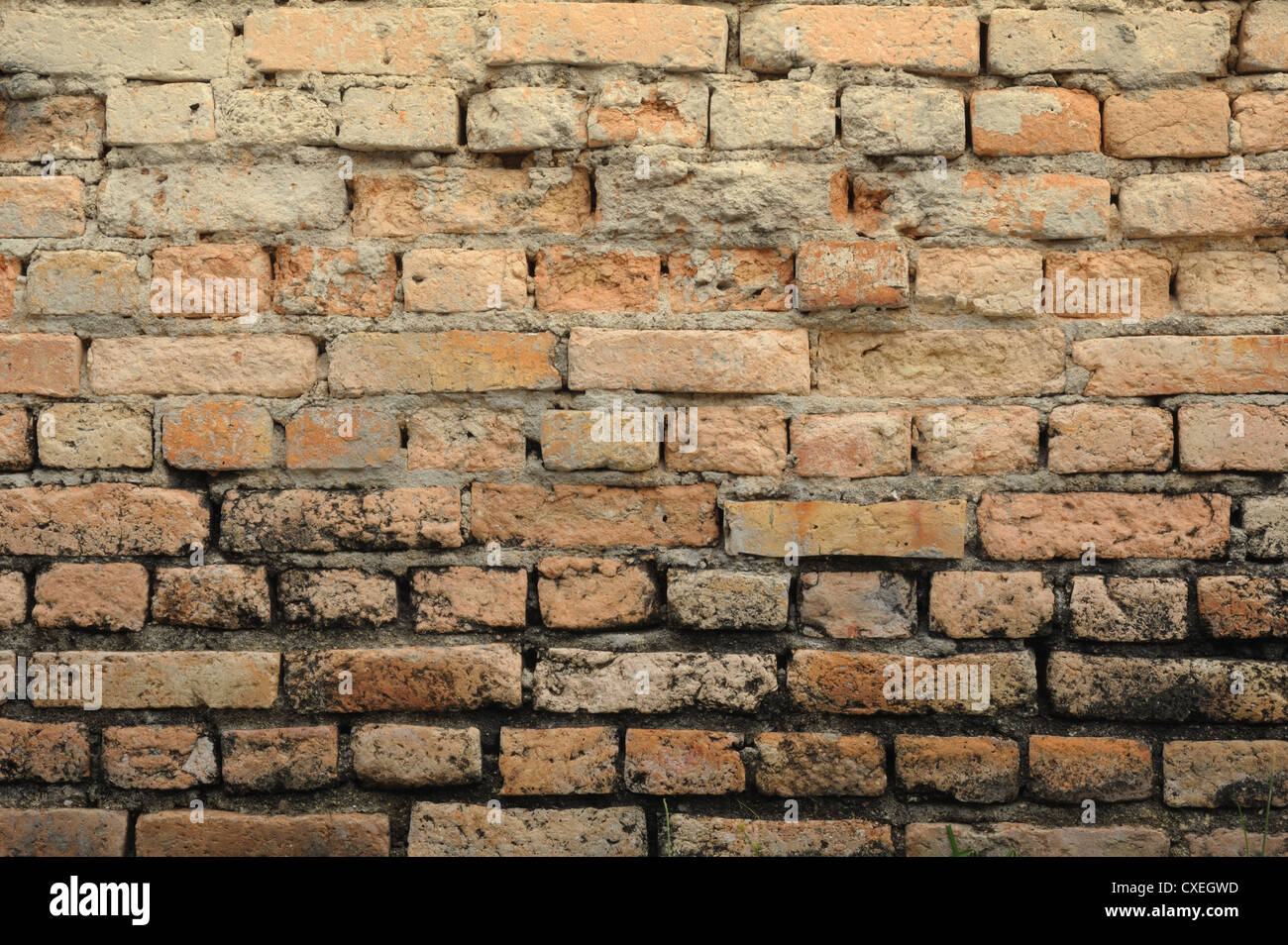 The detailed view of an old brick wall Stock Photo - Alamy