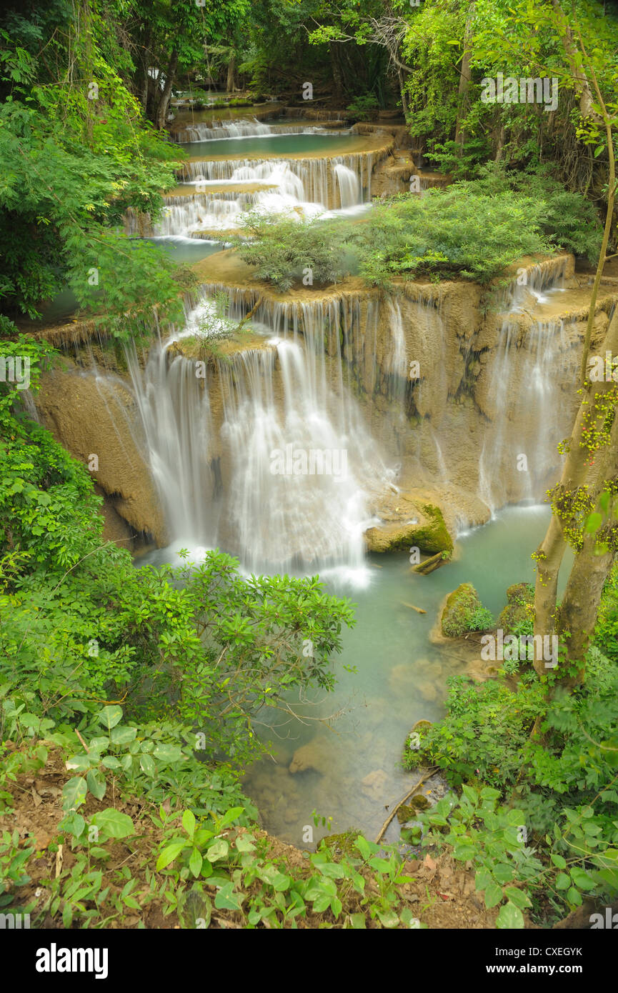 Viewpoint Waterfall in National Park, Thailand Stock Photo - Alamy