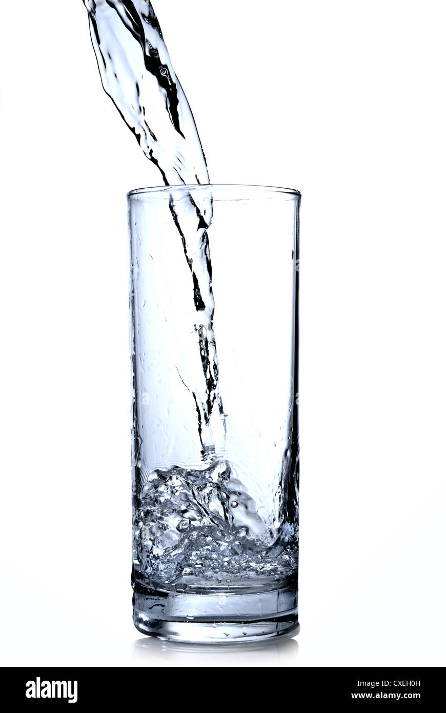 water in glass Stock Photo - Alamy