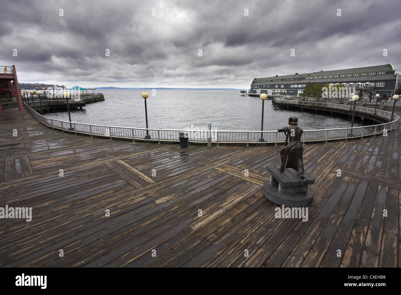 The port of Seattle Stock Photo - Alamy