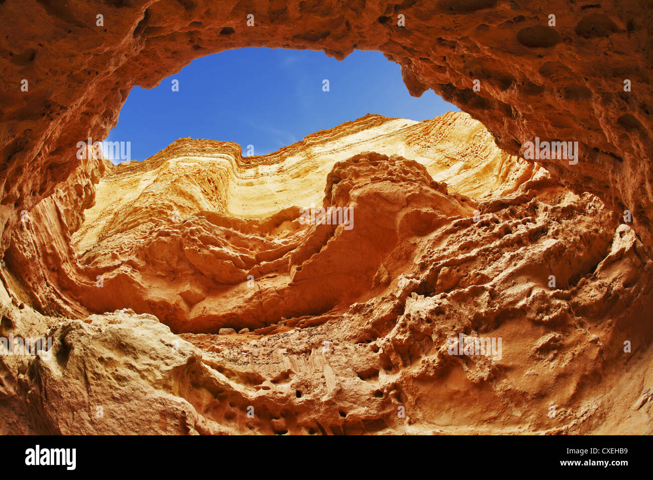 Effective slot-hole canyon Stock Photo - Alamy