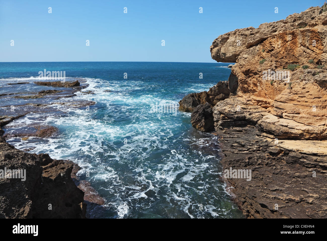 Picturesque coast in the early spring Stock Photo - Alamy