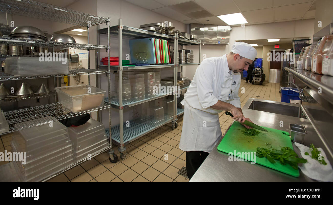 Chef in Hospital Kitchen Uses Basil Grown in Hospital's Greenhouse ...