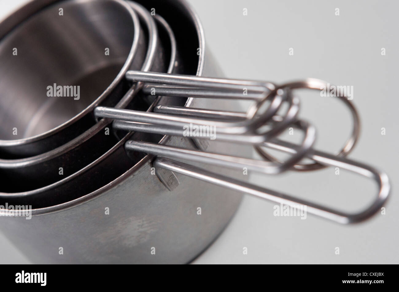 Measuring cups units for cooking Stock Photo - Alamy