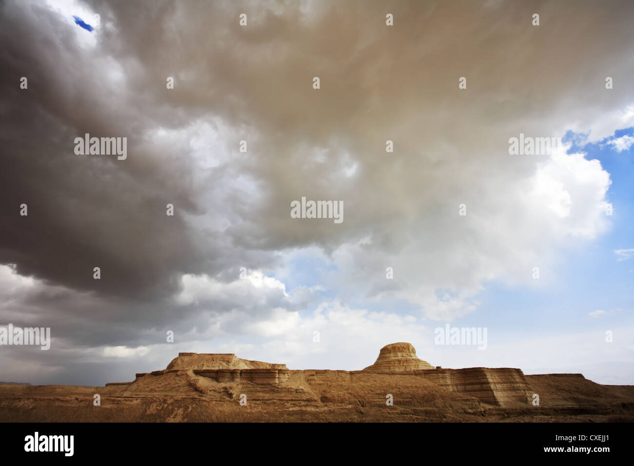 The stone desert. Spring in Israel Stock Photo - Alamy