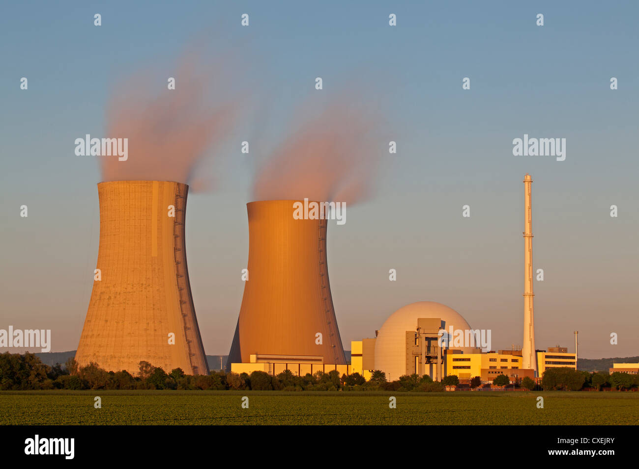 Nuclear power reactor, Germany Stock Photo - Alamy
