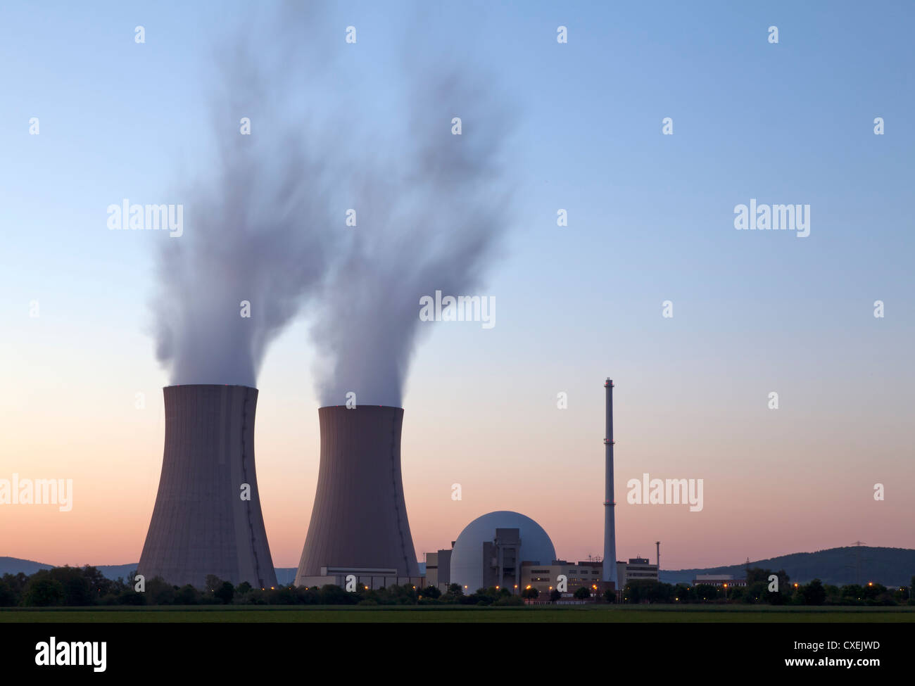 Nuclear power reactor, Germany Stock Photo - Alamy
