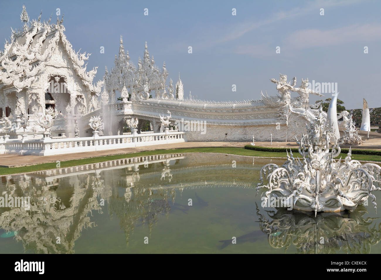 Fantastic beauty White Temple Stock Photo - Alamy