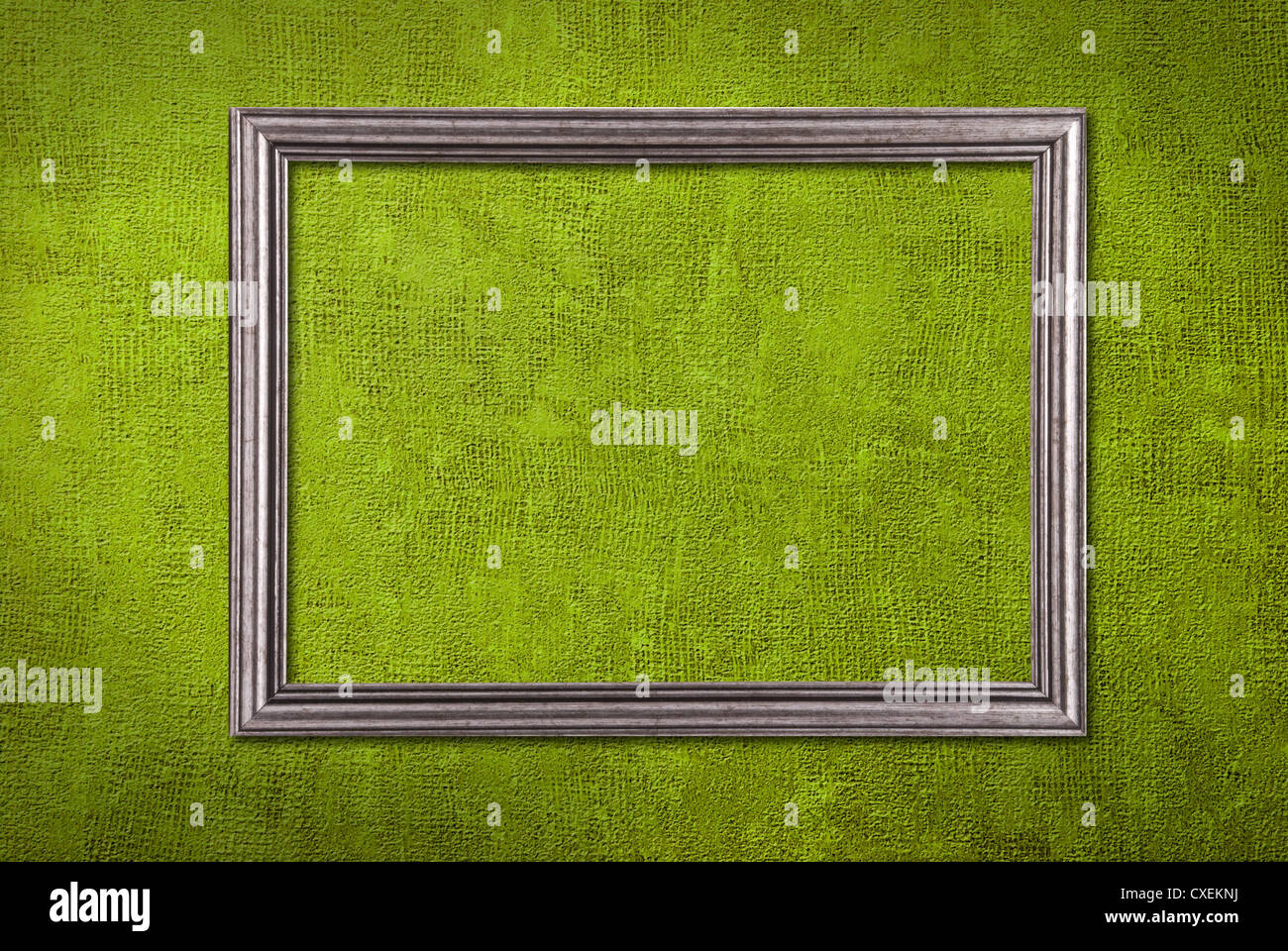 Frame on green background hi-res stock photography and images - Alamy