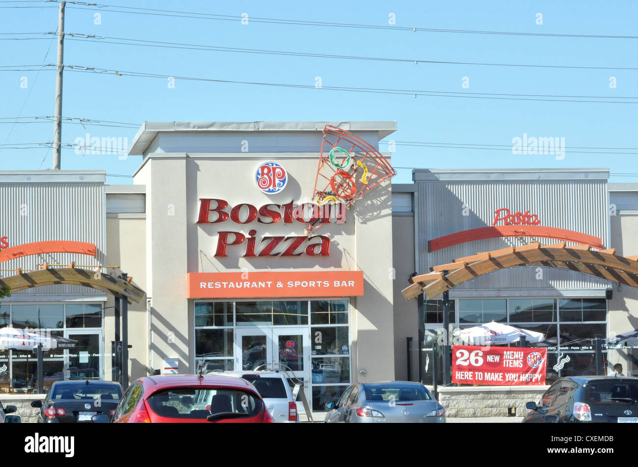 Boston pizza hi-res stock photography and images - Alamy