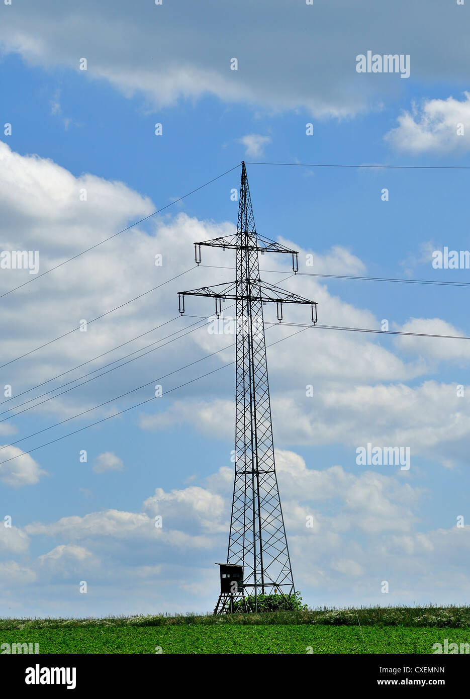 Electricity pole Stock Photo - Alamy