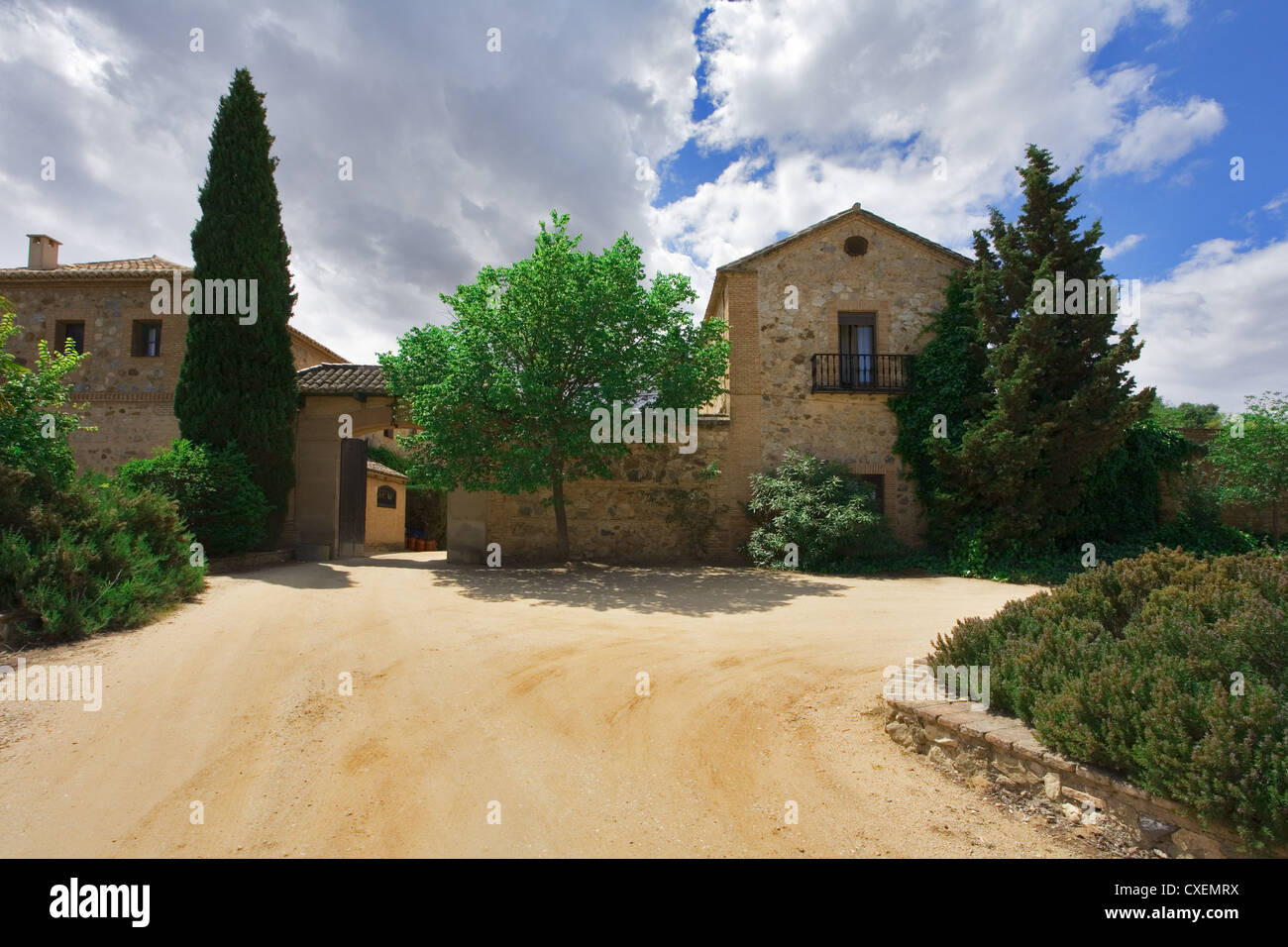 Cosy rural hotel Stock Photo - Alamy