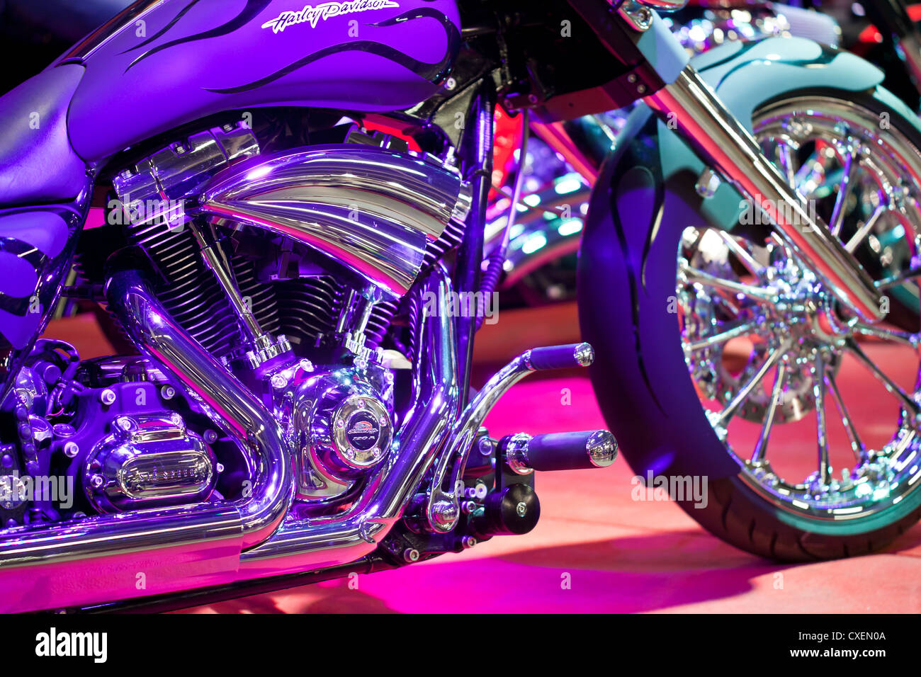 Closeup of motorcycle wheel Stock Photo - Alamy