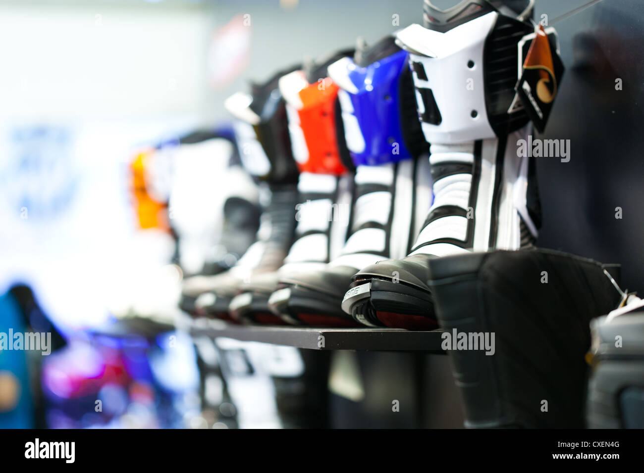 Motorcycle boots hi-res stock photography and images - Alamy