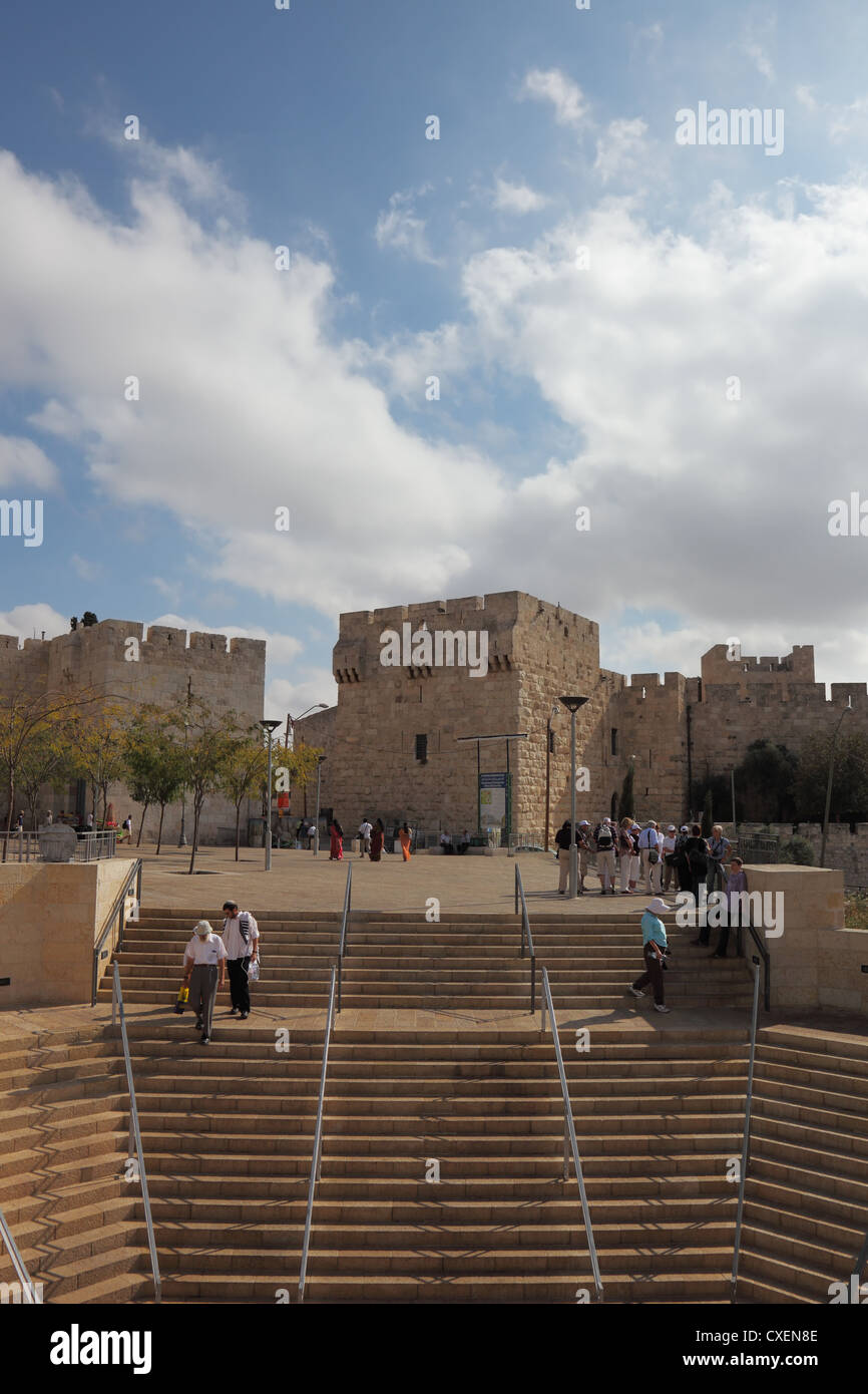 The famous Jaffa Gate in Jerusalem Stock Photo - Alamy
