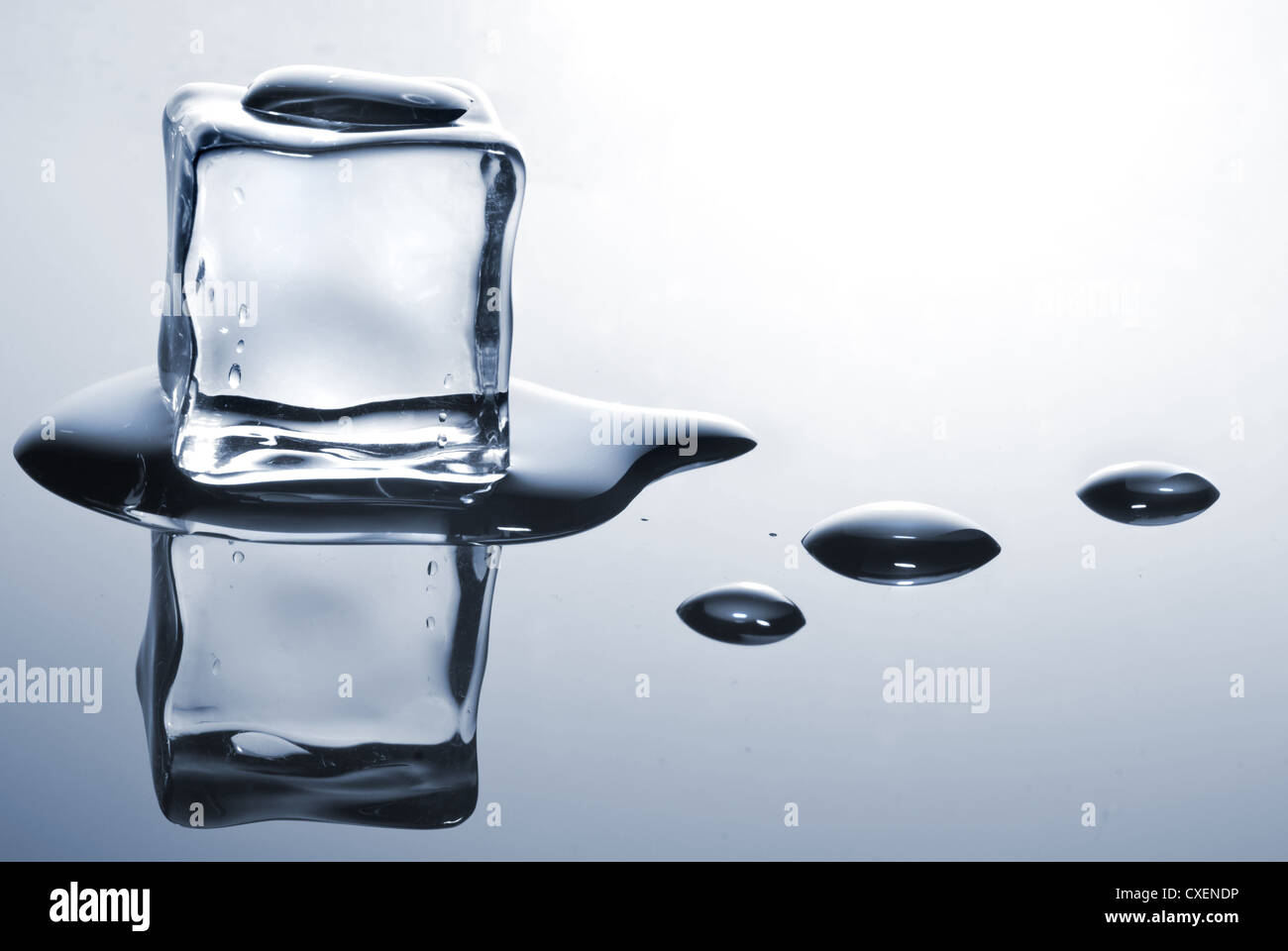 ice cube with water drops Stock Photo - Alamy