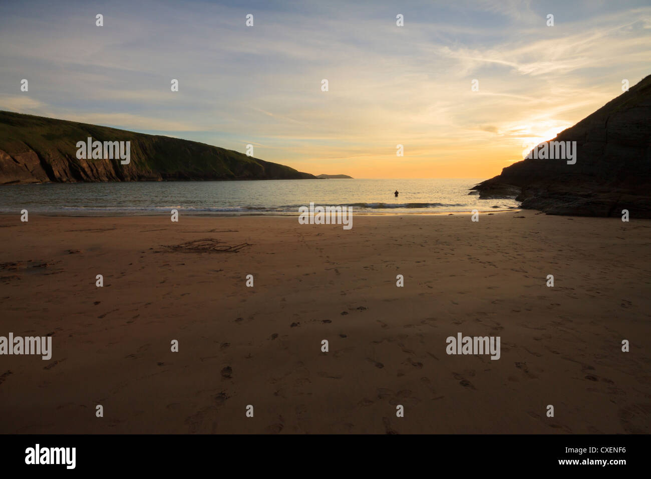 Summer evening wales hi-res stock photography and images - Alamy