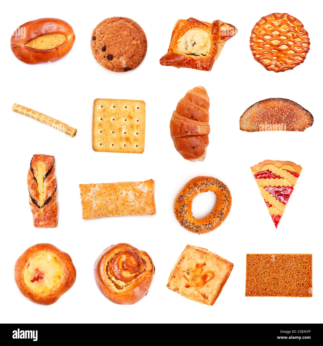 Sweet Bakery Collection Stock Photo - Alamy