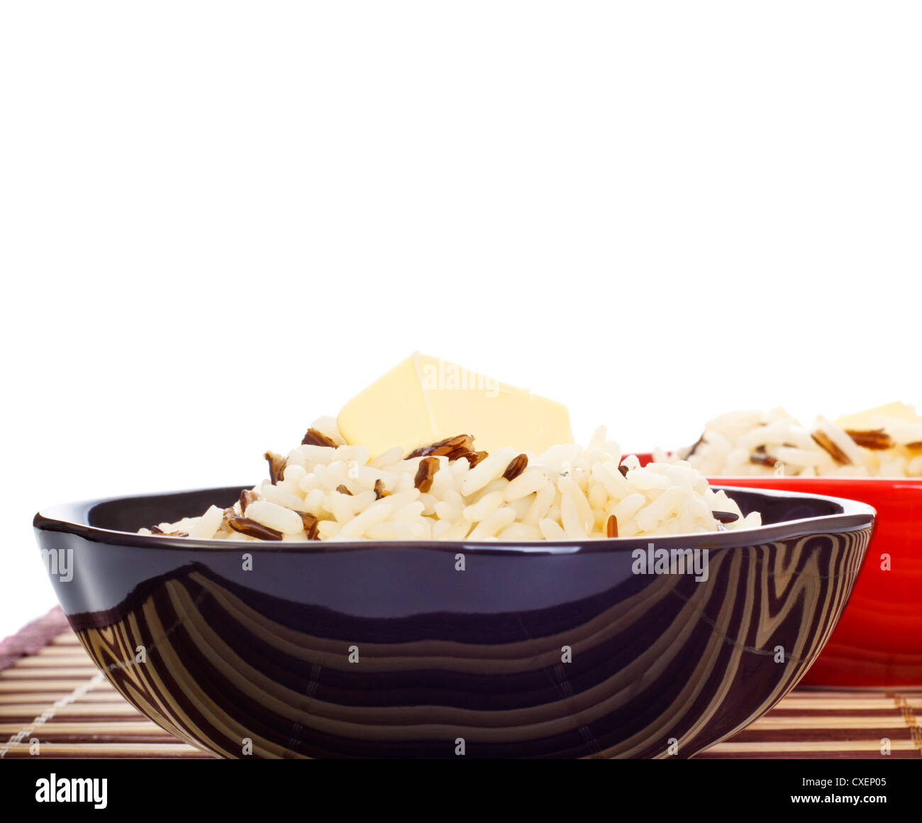 Bowls boiled red rice hi-res stock photography and images - Alamy