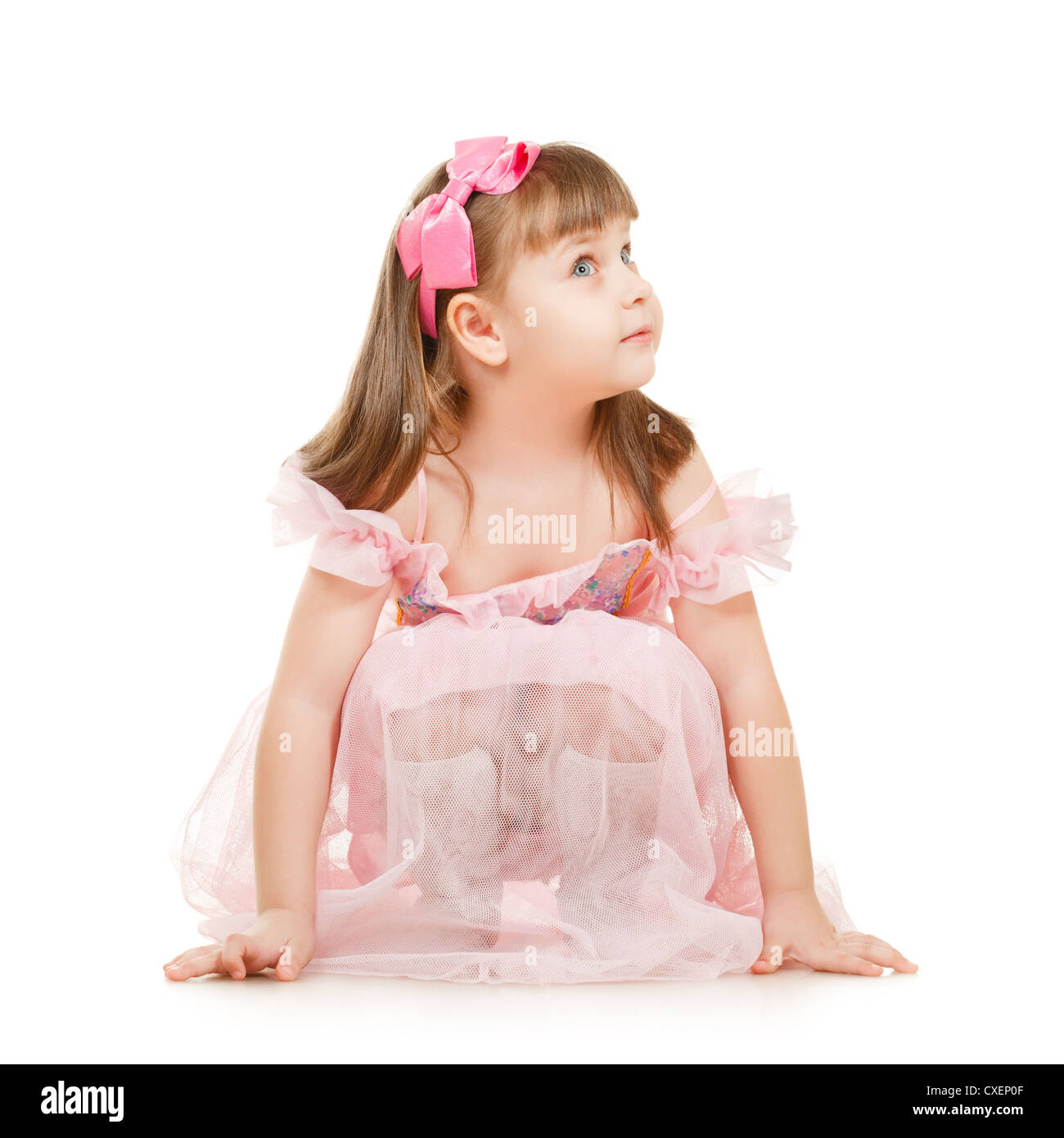 Cute Little Girl Stock Photo - Alamy