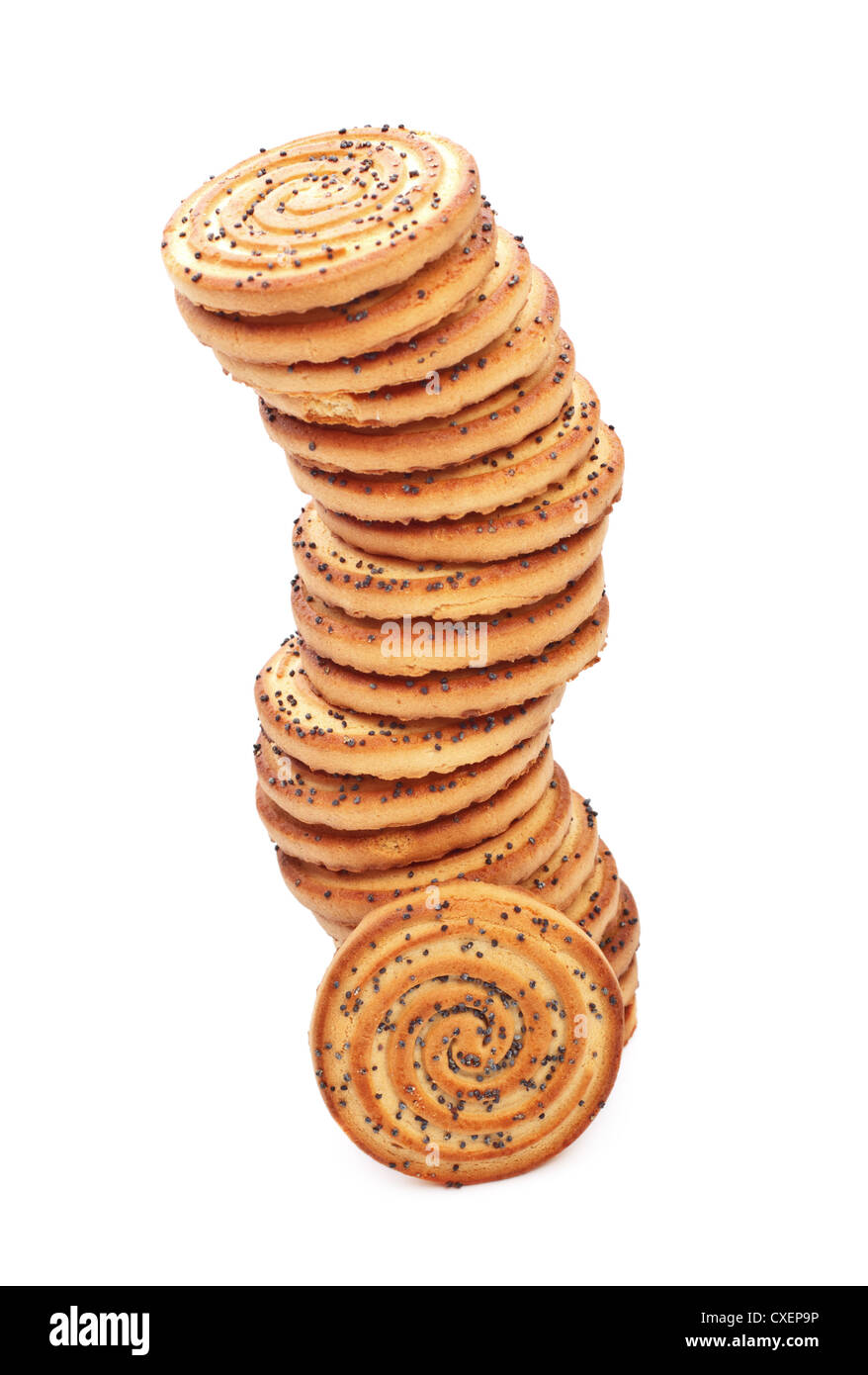 Shortbreads Cookies Tower Stock Photo - Alamy