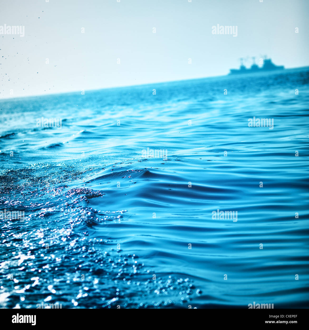 Blue Ocean Waves Stock Photo - Alamy