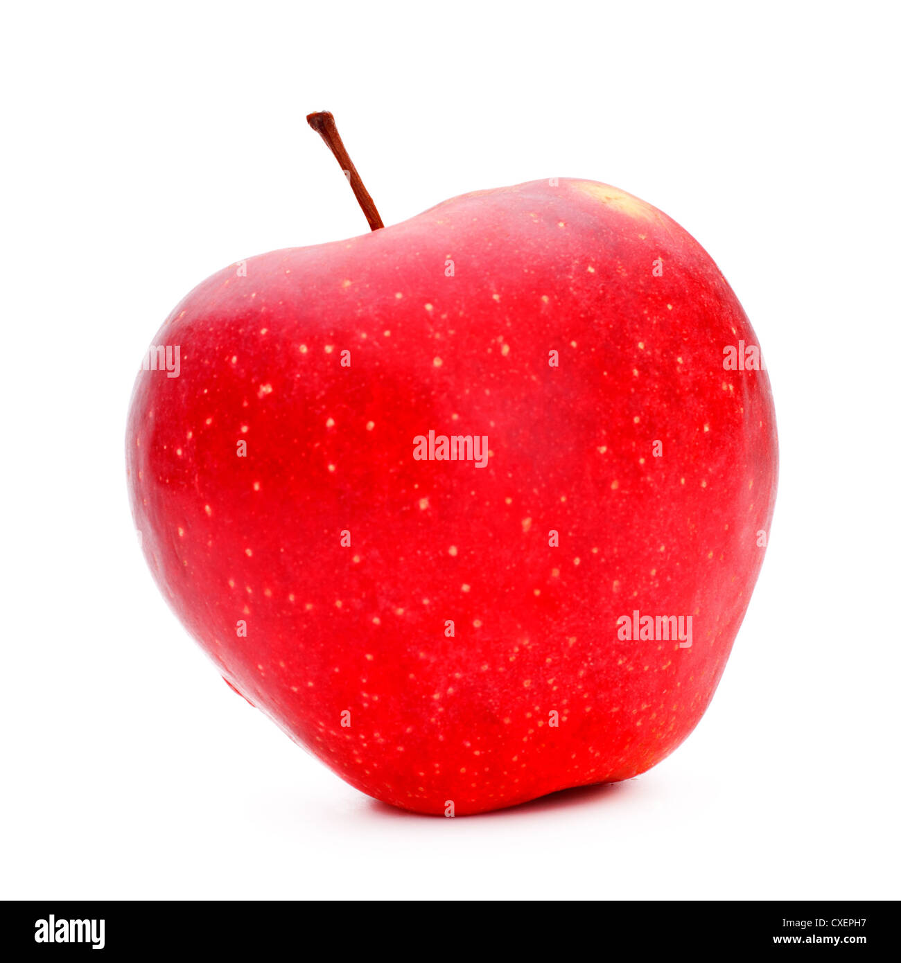 Red apple with bite Cut Out Stock Images & Pictures - Alamy