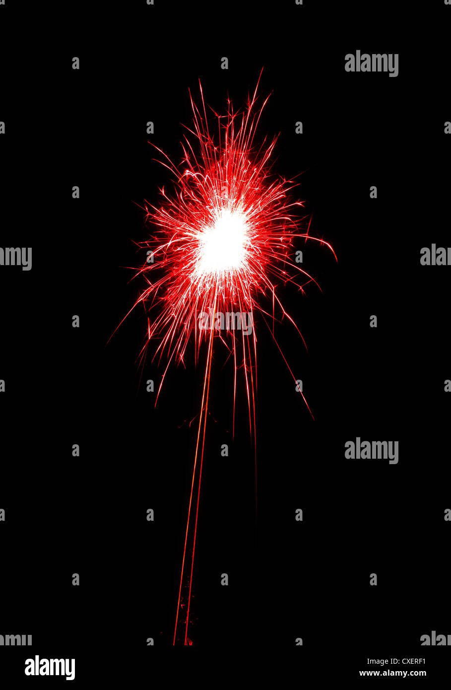 Red ball fireworks hi-res stock photography and images - Alamy