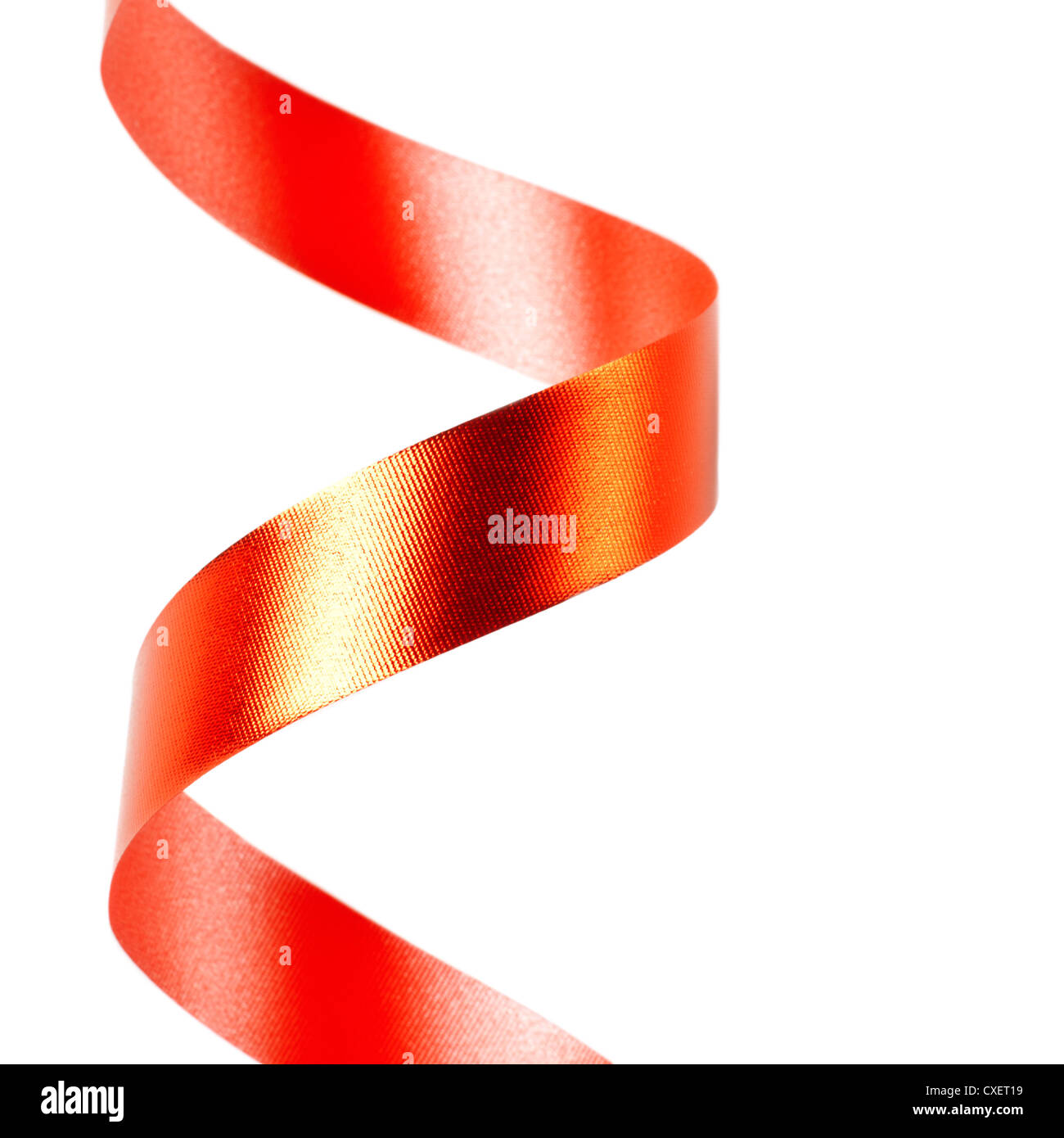 red ribbon serpentine Stock Photo - Alamy