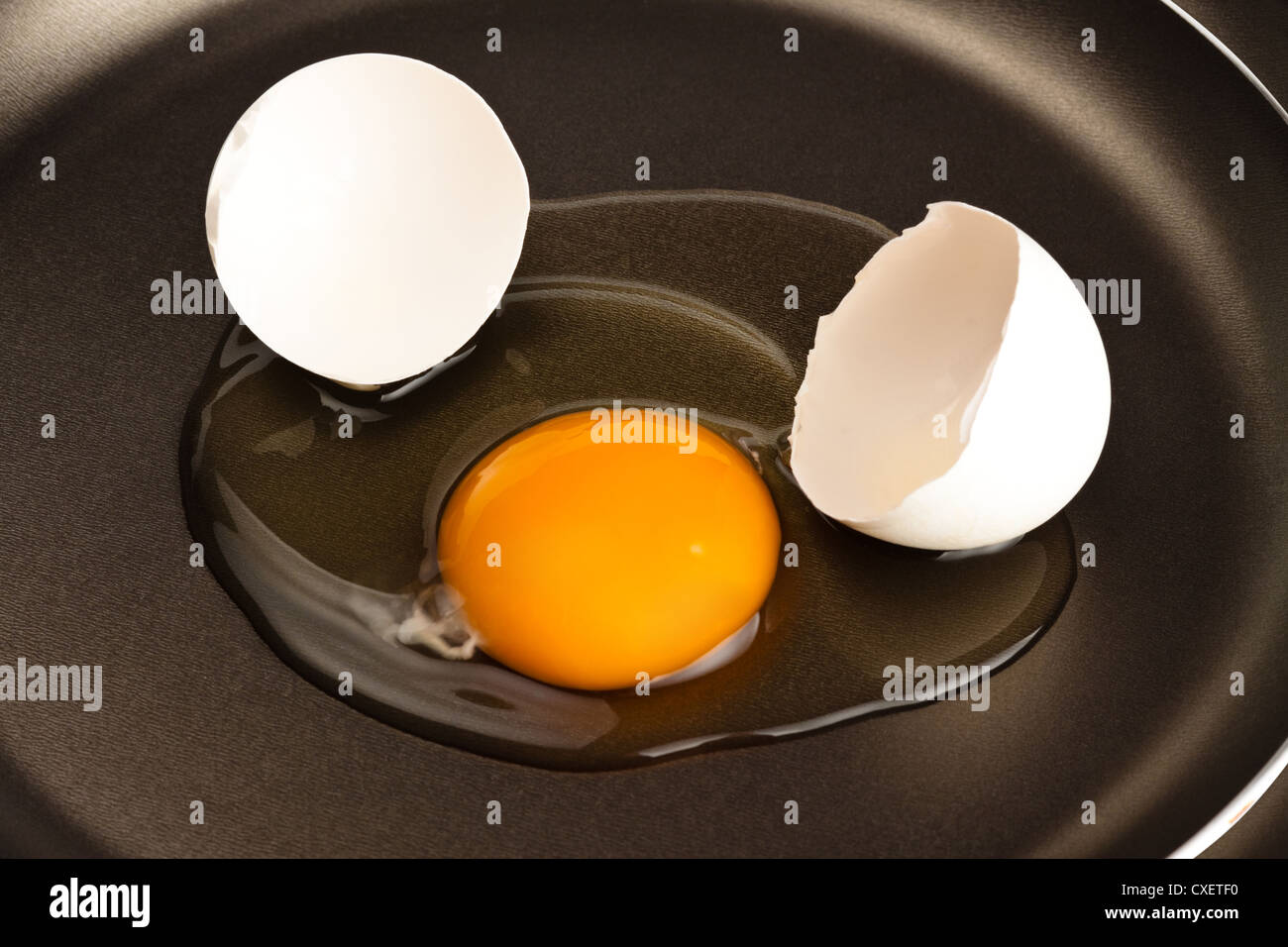 Teflon pan egg hi-res stock photography and images - Alamy