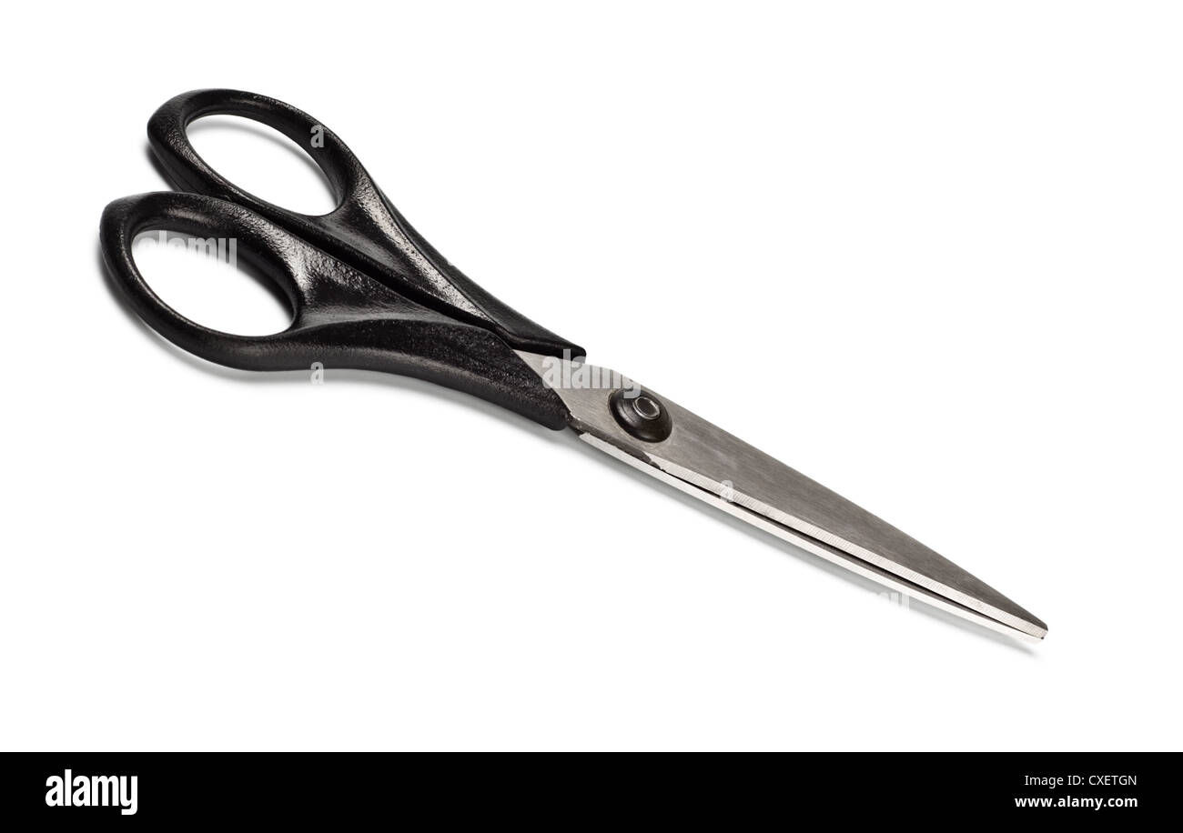 black closed scissors Stock Photo - Alamy