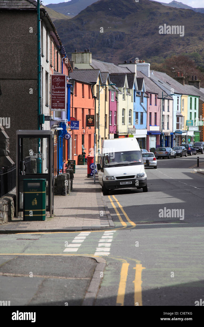 Llanberis village gwynedd hi-res stock photography and images - Alamy