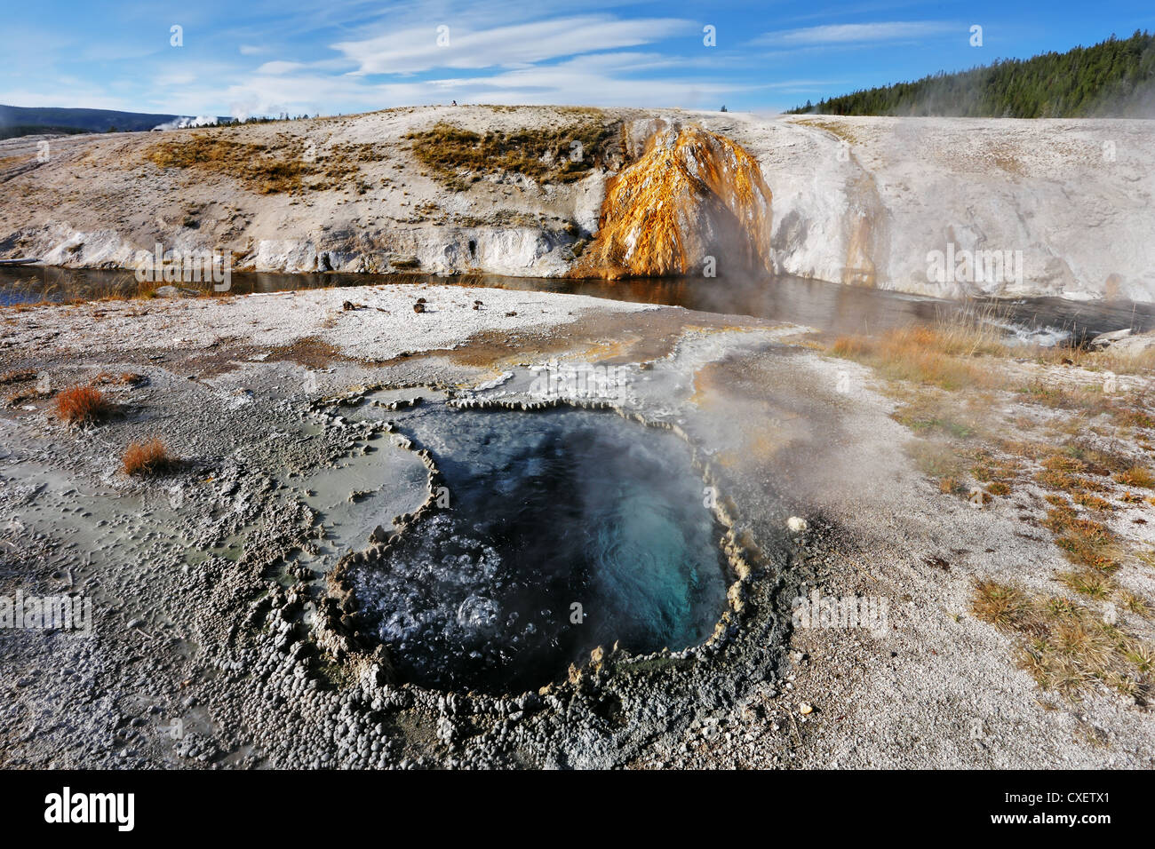 Fumaroles yellowstone hi-res stock photography and images - Alamy