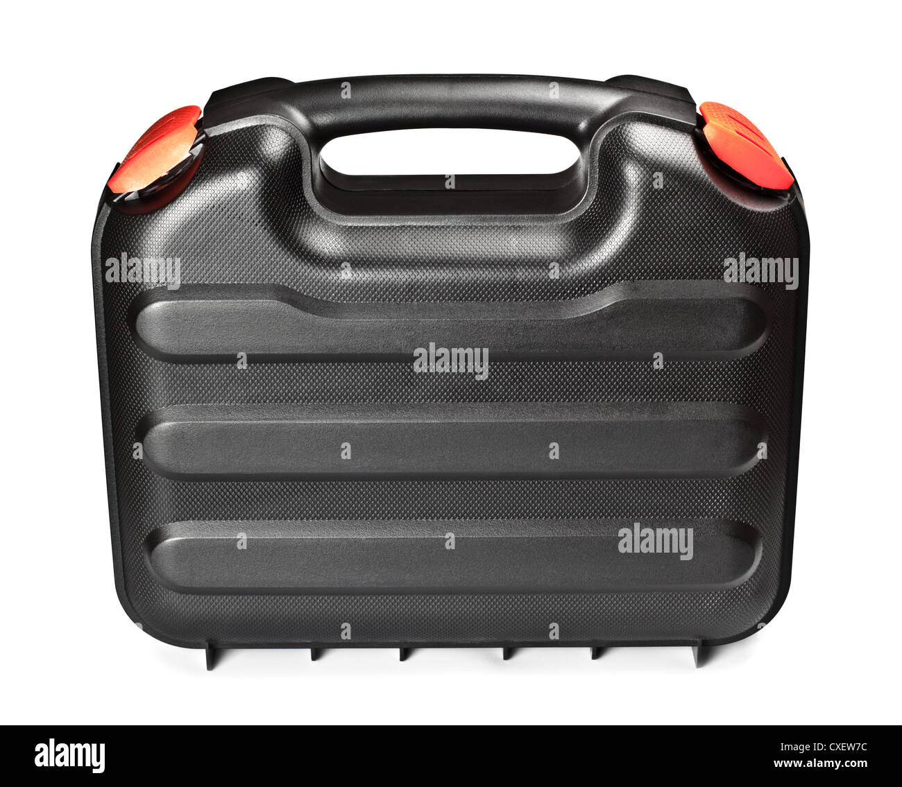 Black closed toolbox isolated Cut Out Stock Images & Pictures - Alamy