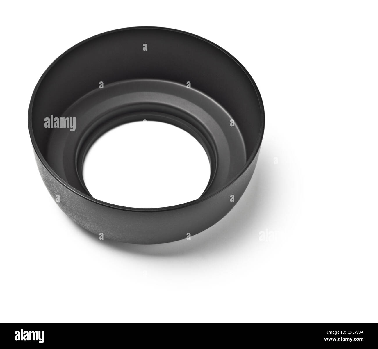 black lens hood top view Stock Photo - Alamy