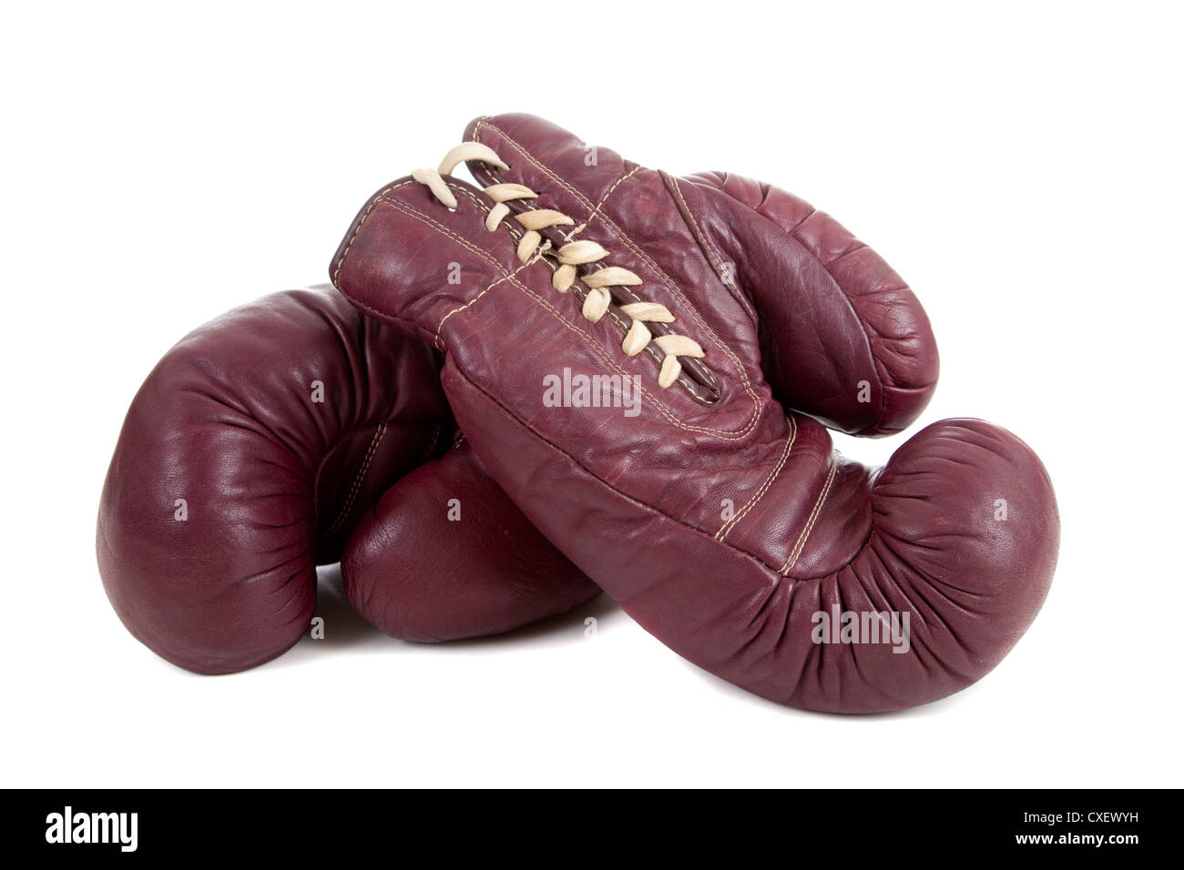 Antique boxing gloves hi-res stock photography and images - Alamy