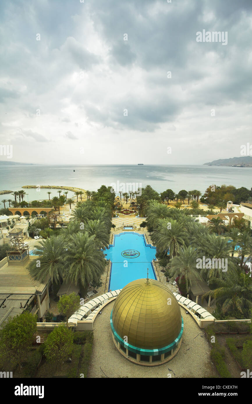 Pool with azure water Stock Photo - Alamy