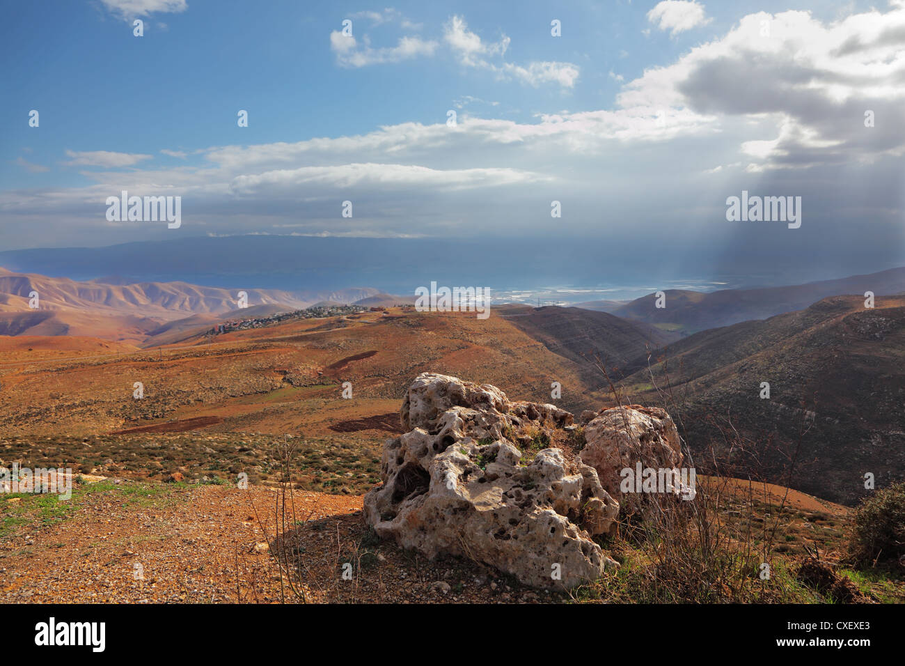 Magnificent day in Judean desert Stock Photo - Alamy