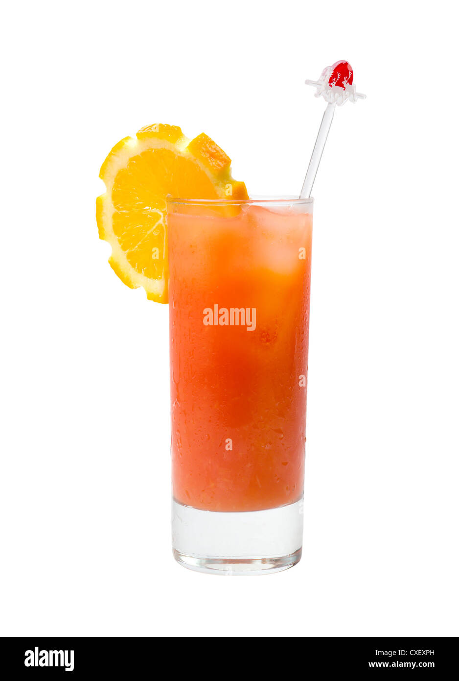 refreshing orange cocktail Stock Photo - Alamy