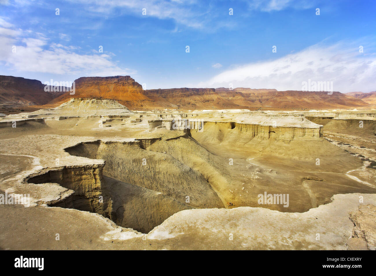 Dry canyon in mountains of the Dead Sea Stock Photo - Alamy
