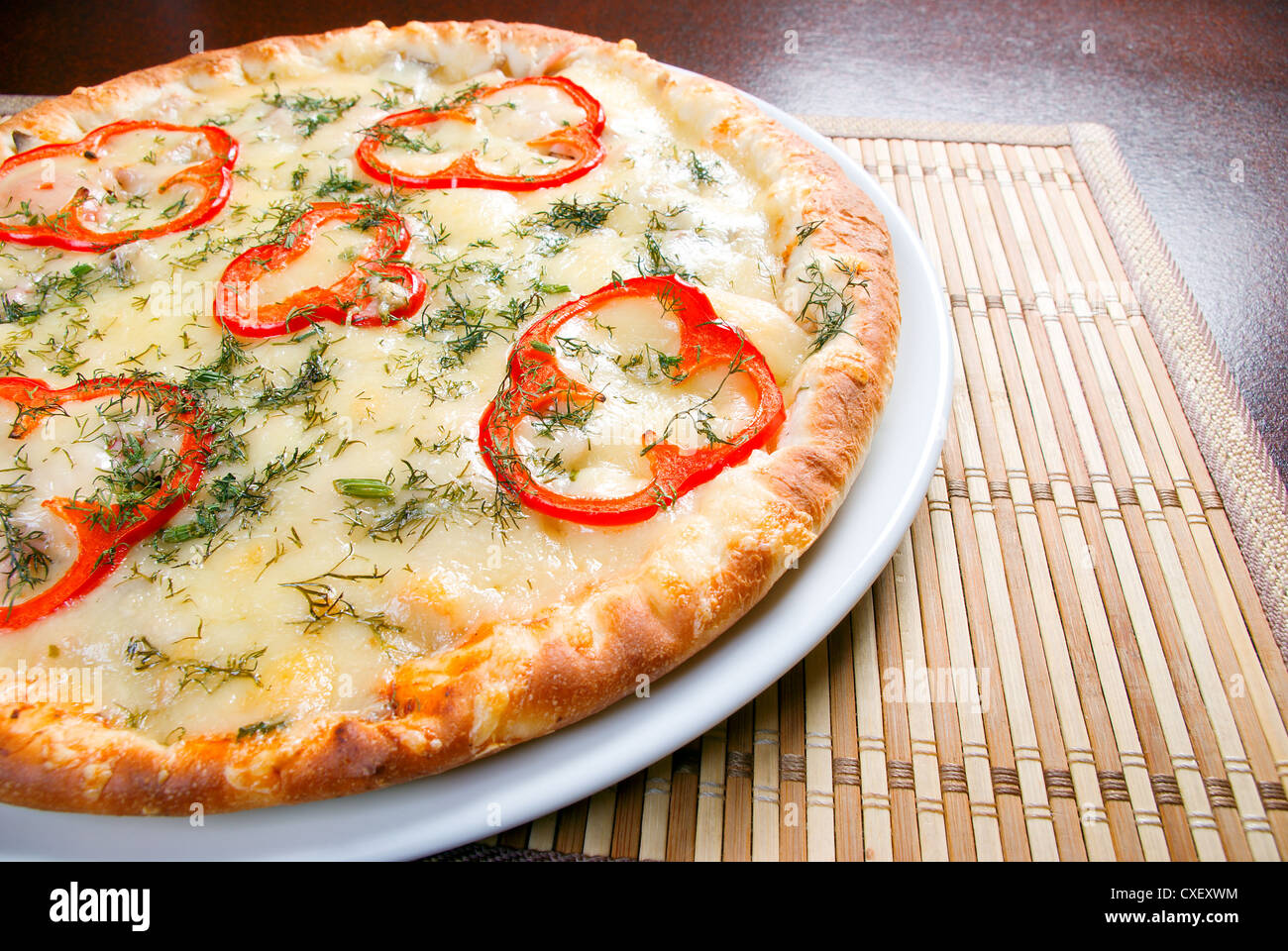 Fast food Pizza.Natural form foods Stock Photo - Alamy