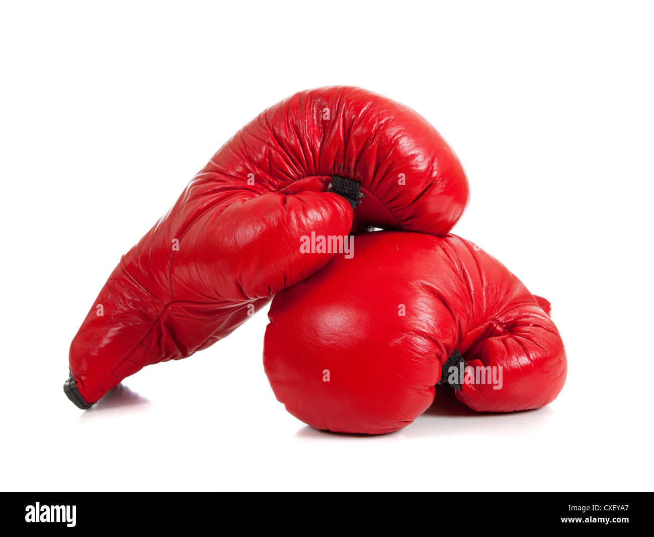 Red protective gloves Cut Out Stock Images & Pictures - Alamy