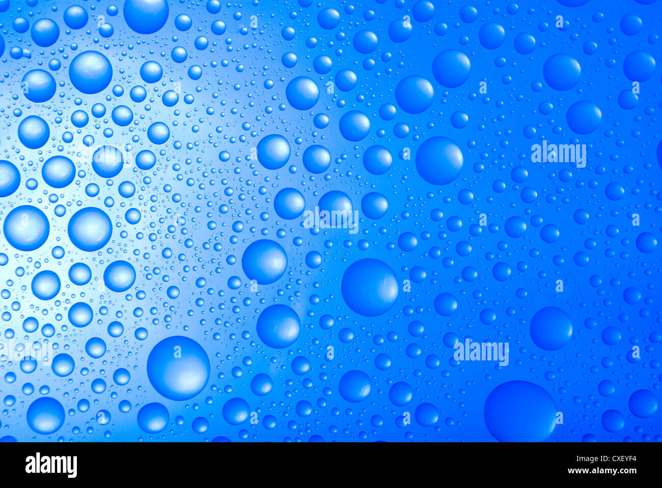 blue water drops background Stock Photo - Alamy