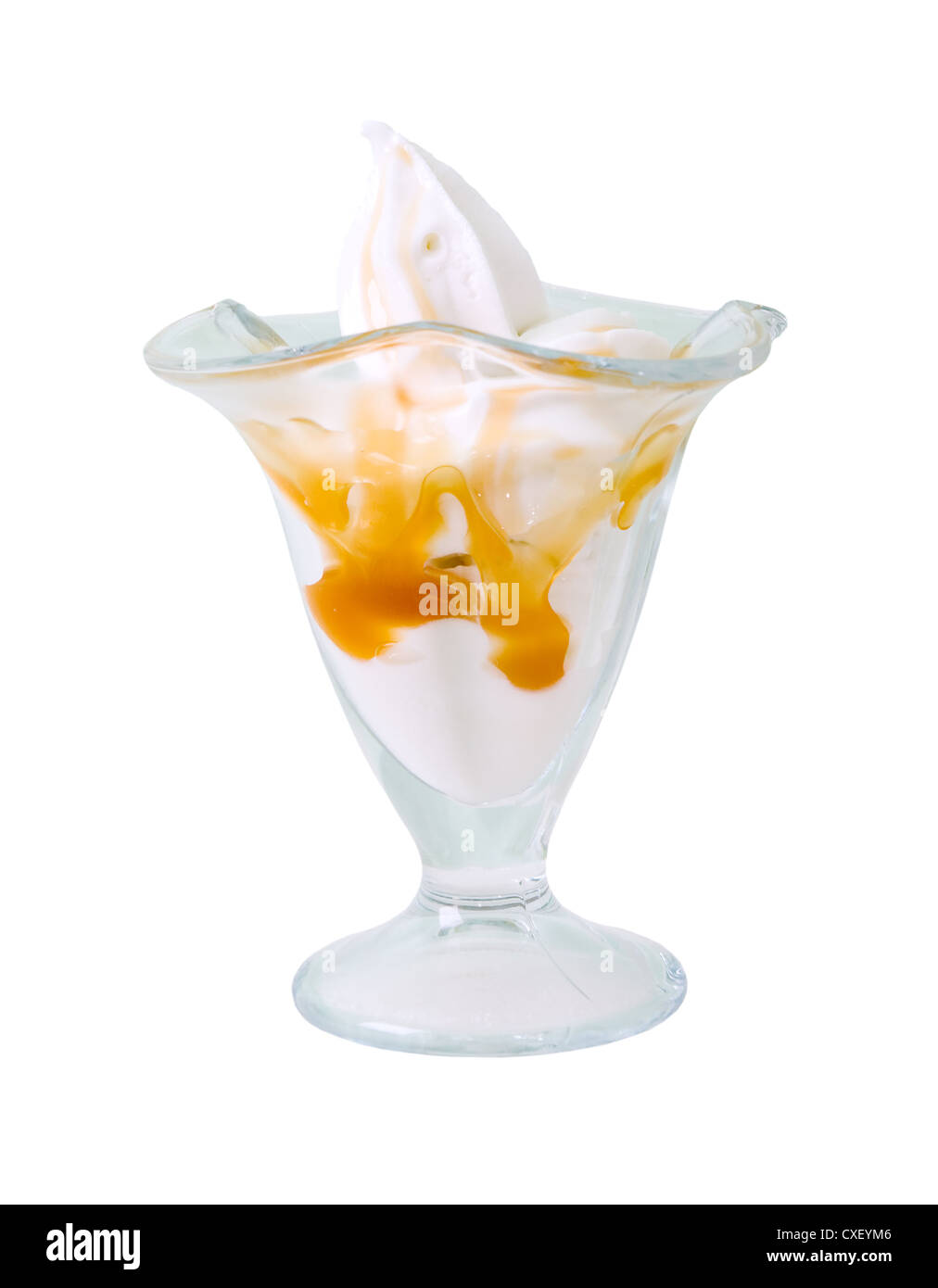 Ice cream studio isolated on white Stock Photo - Alamy