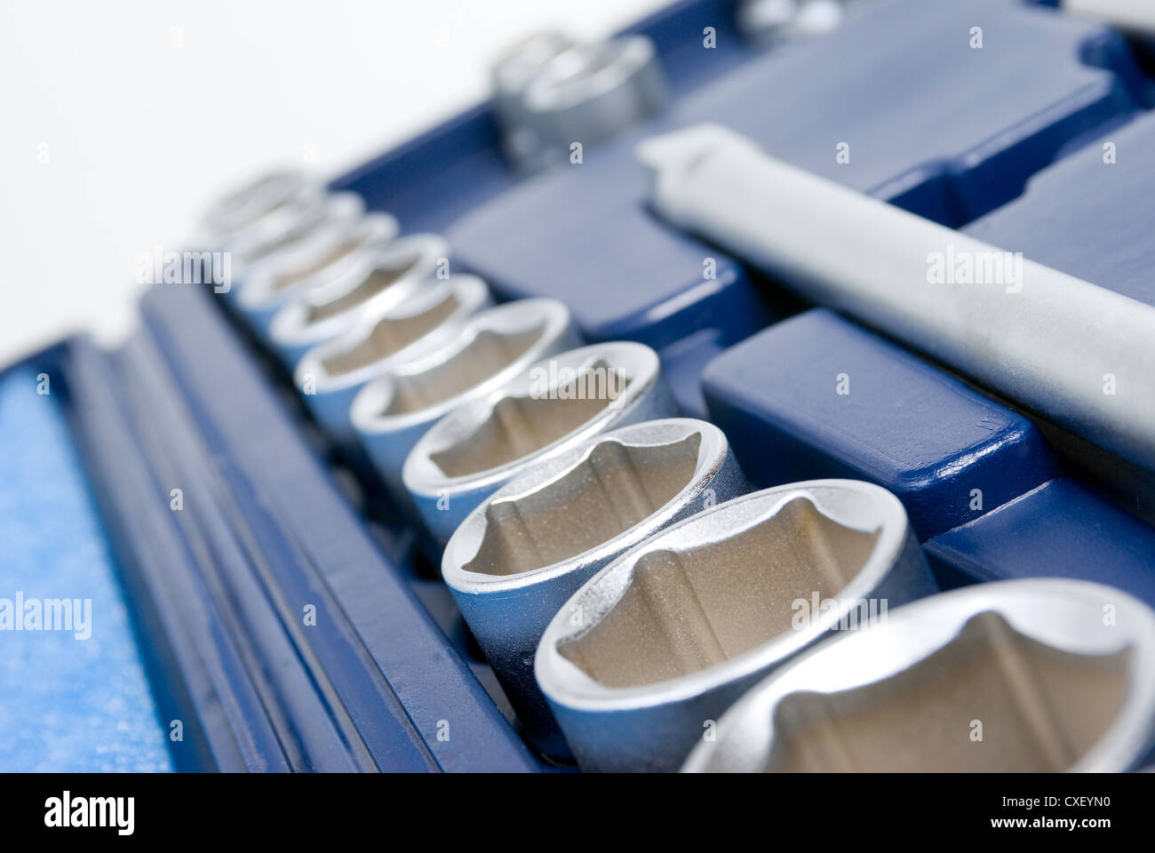 set of metallic tools as background Stock Photo - Alamy