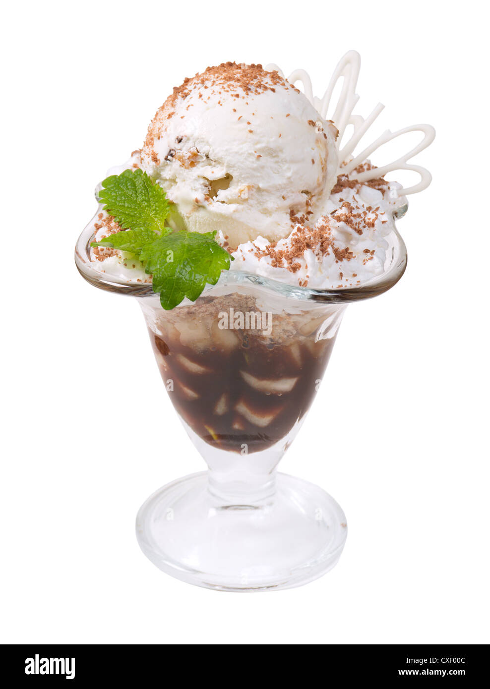 Cocktail with icecream Stock Photo - Alamy