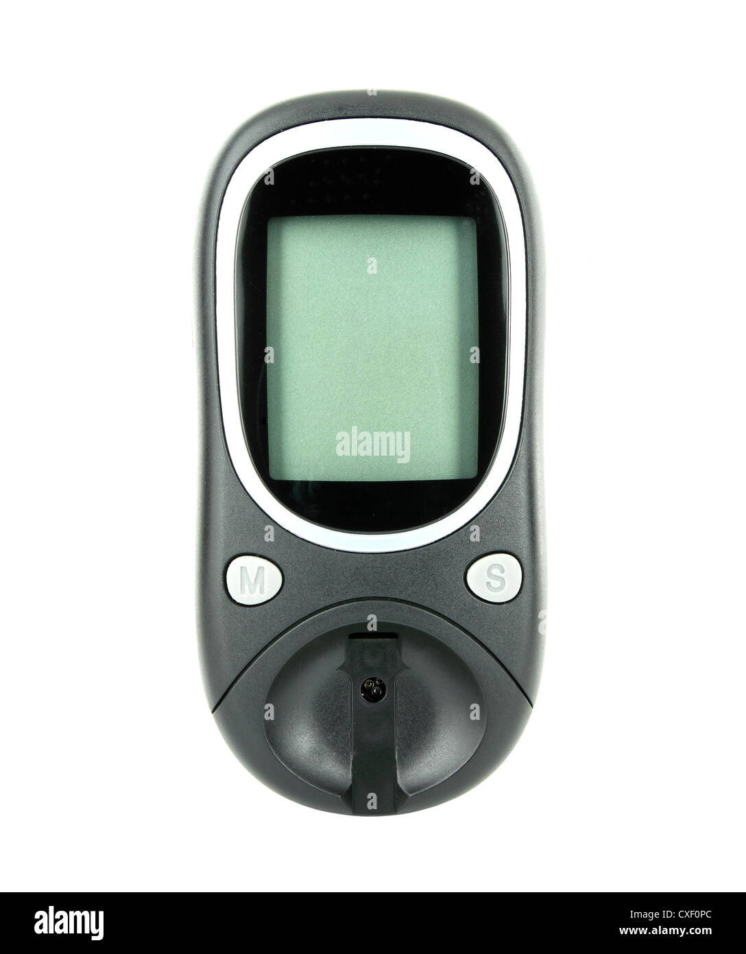 Glucometer on a white background Stock Photo - Alamy